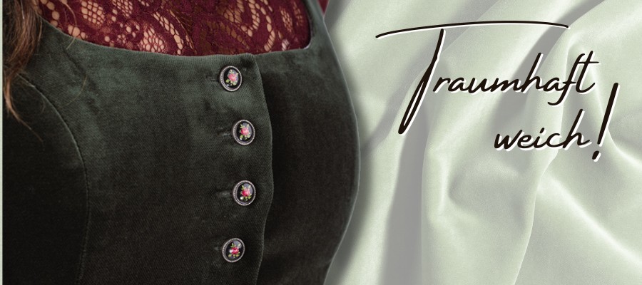 Trachtenmieder | Samt setzt reizvollen Trend